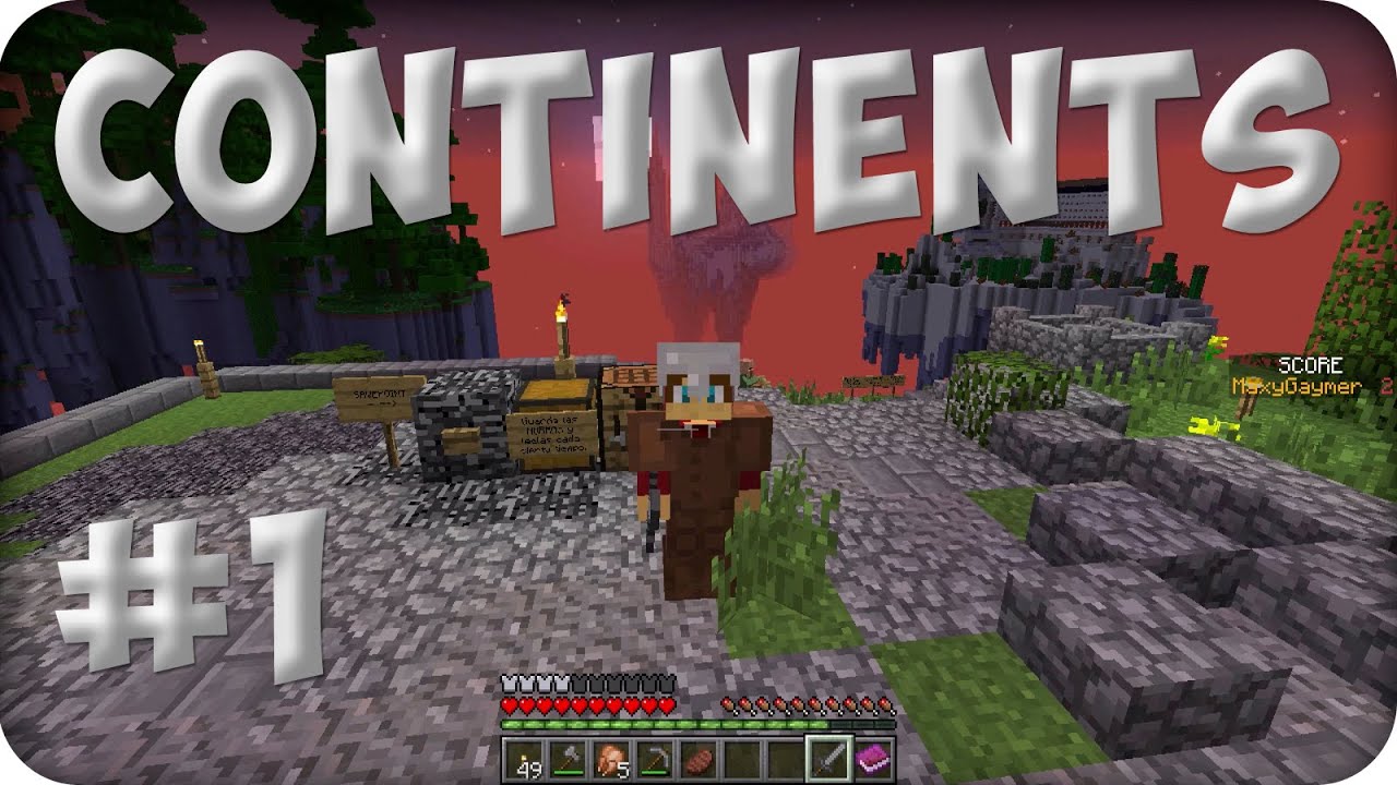 PRESENTACION Y SPAWN!! - Minecraft Continents #1 - [MaxyGaymer] - YouTube