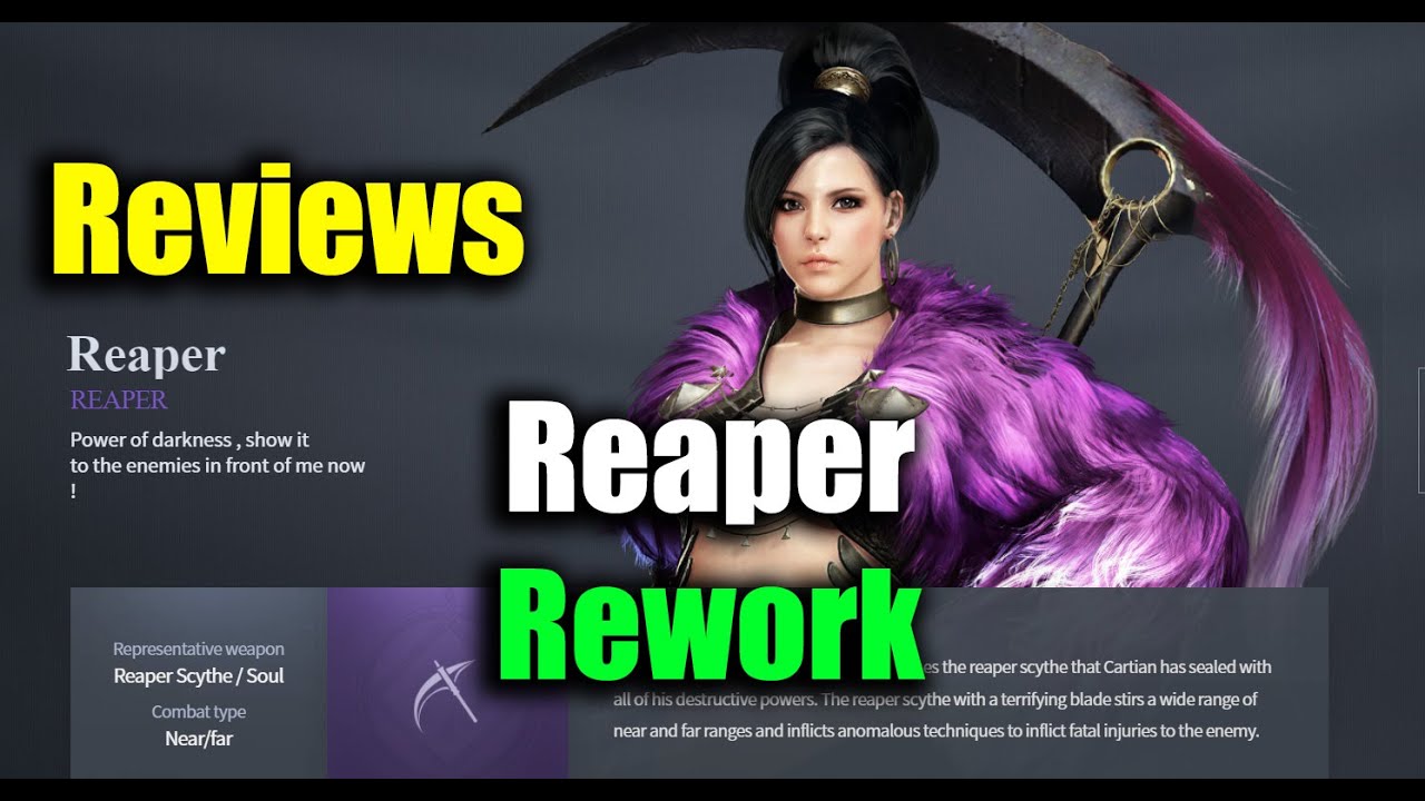 Black Desert Mobile Reaper Rework Reviews - YouTube