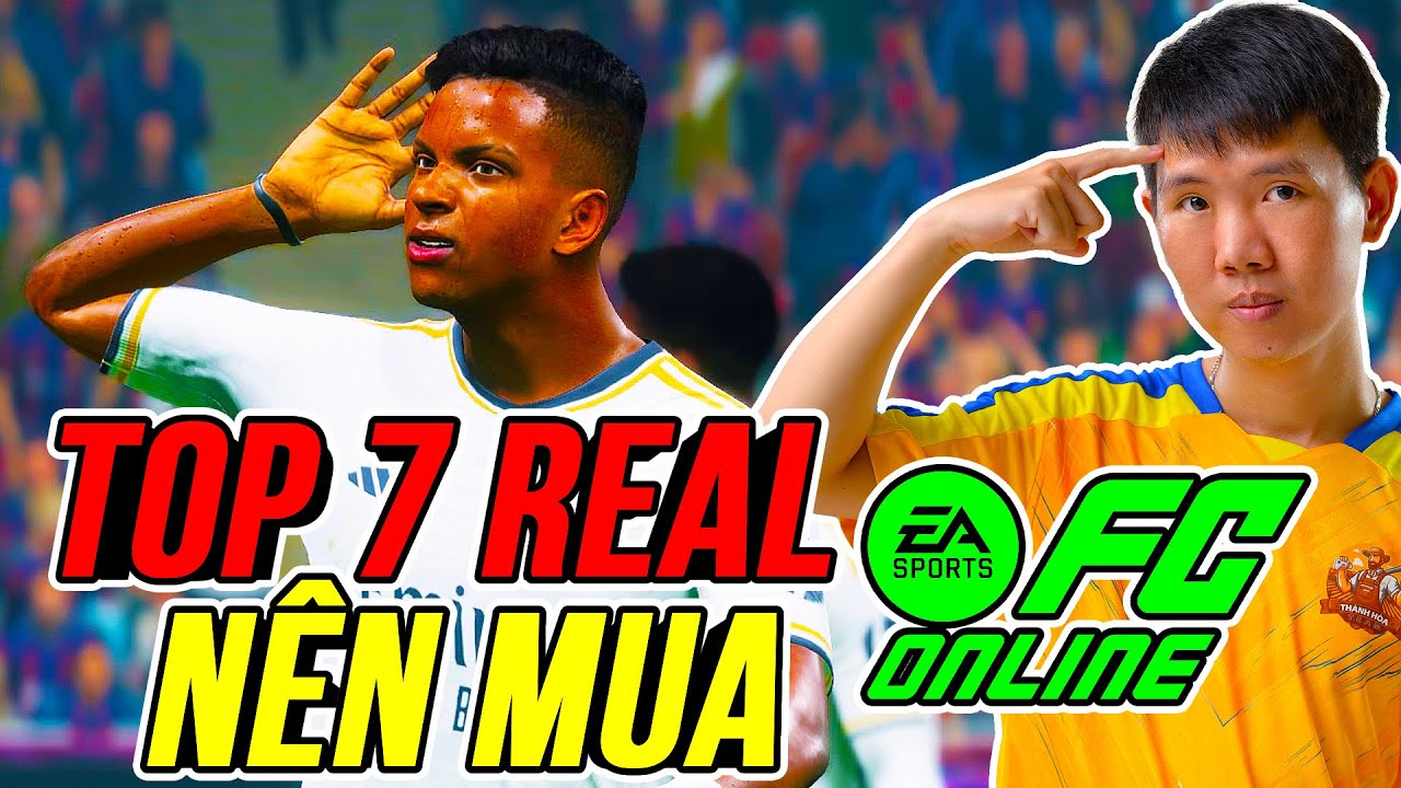 THÀNH HOÀ | TOP 7 CẦU THỦ TEAM COLOR REAL MADRID NÊN MUA HIỆN TẠI | FC ...