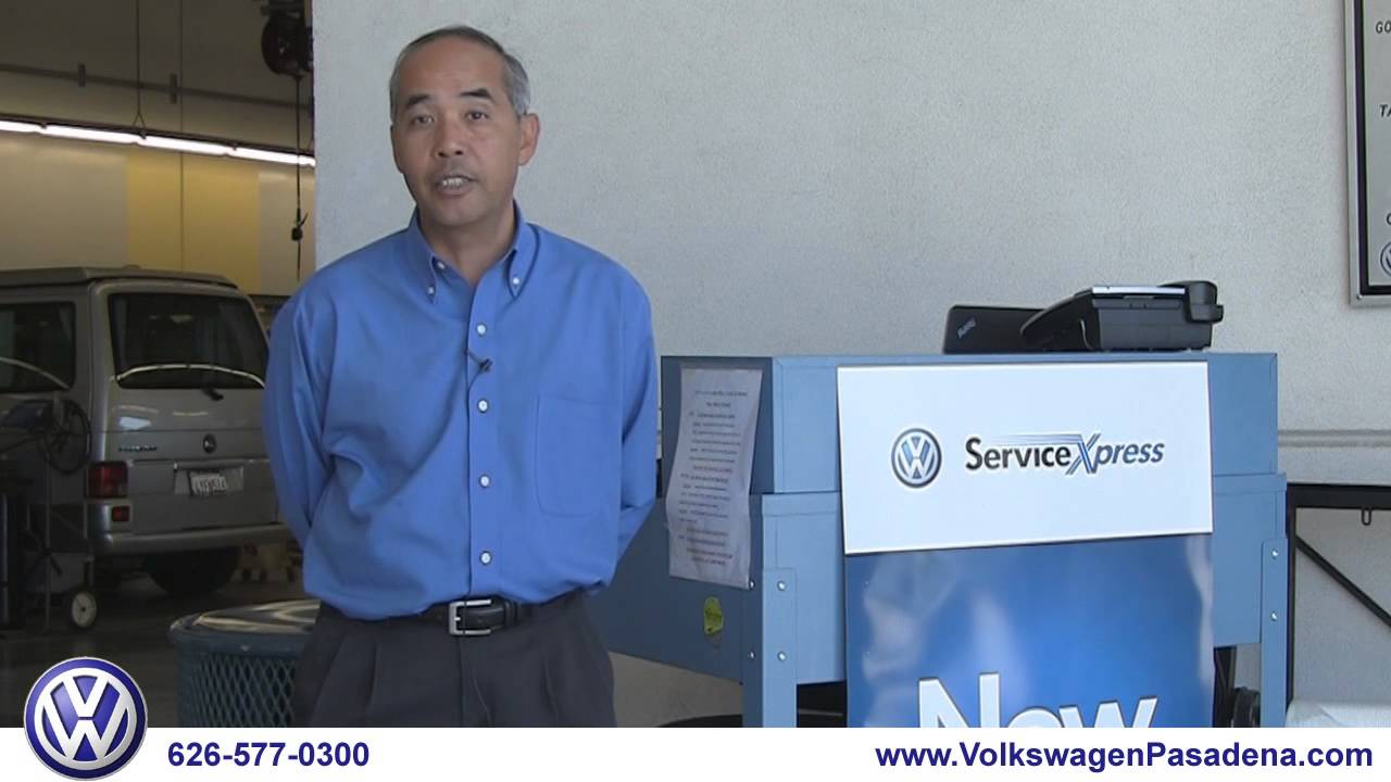 Volkswagen Service Xpress from VW Pasadena - YouTube