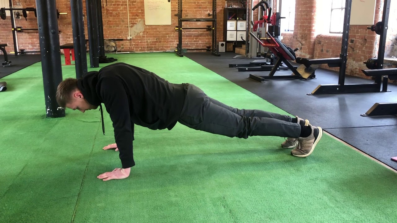 Scapula Push Up - YouTube