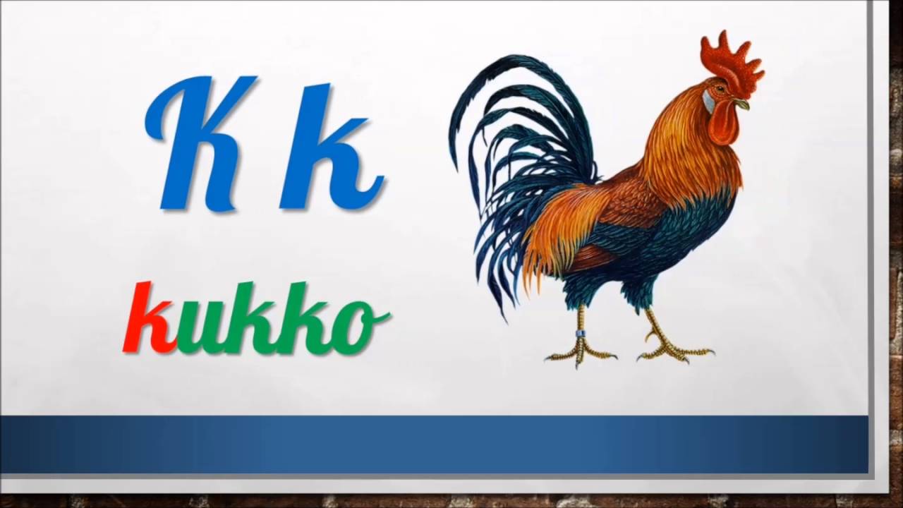 Finnish Lesson 1. The Alphabet | Aakkoset - YouTube
