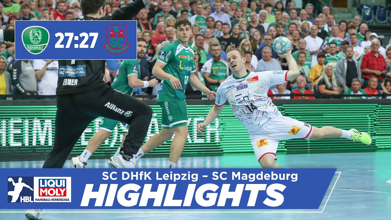 SC DHfK Leipzig – SC Magdeburg 27:27 | Handball-Highlights - YouTube