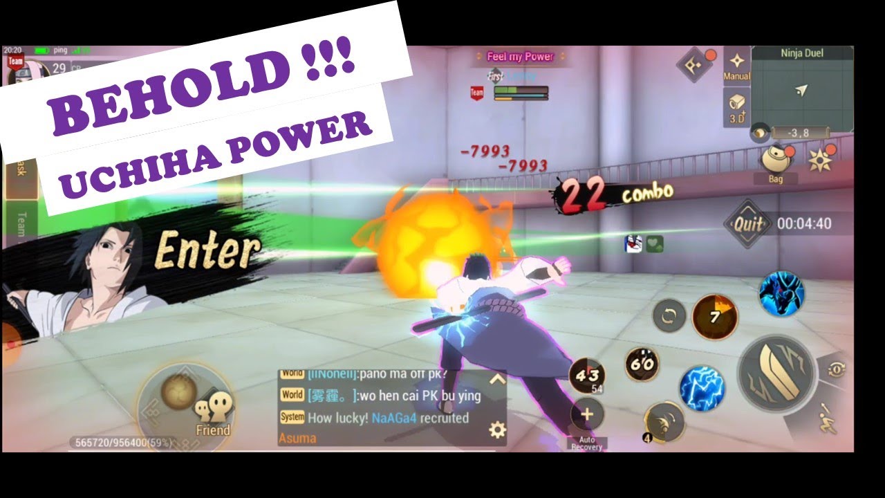6 HARI REROLL AKHIRNYA DAPET CHARACTER SS!! PVP WITH SASUKE UCHIHA ...