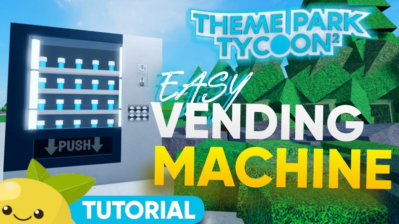 Easy Working Vending Machine! | DISABLE COLLISIONS | Roblox Theme Park Tycoon 2 Tutorials - YouTube