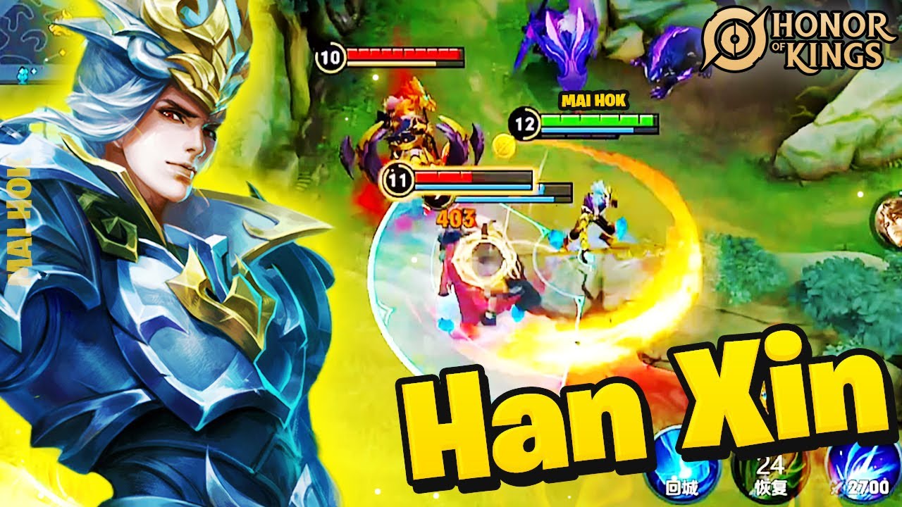 Honor of kings Top Global Han Xin Gameplay #honorofkings #kingofglory ...