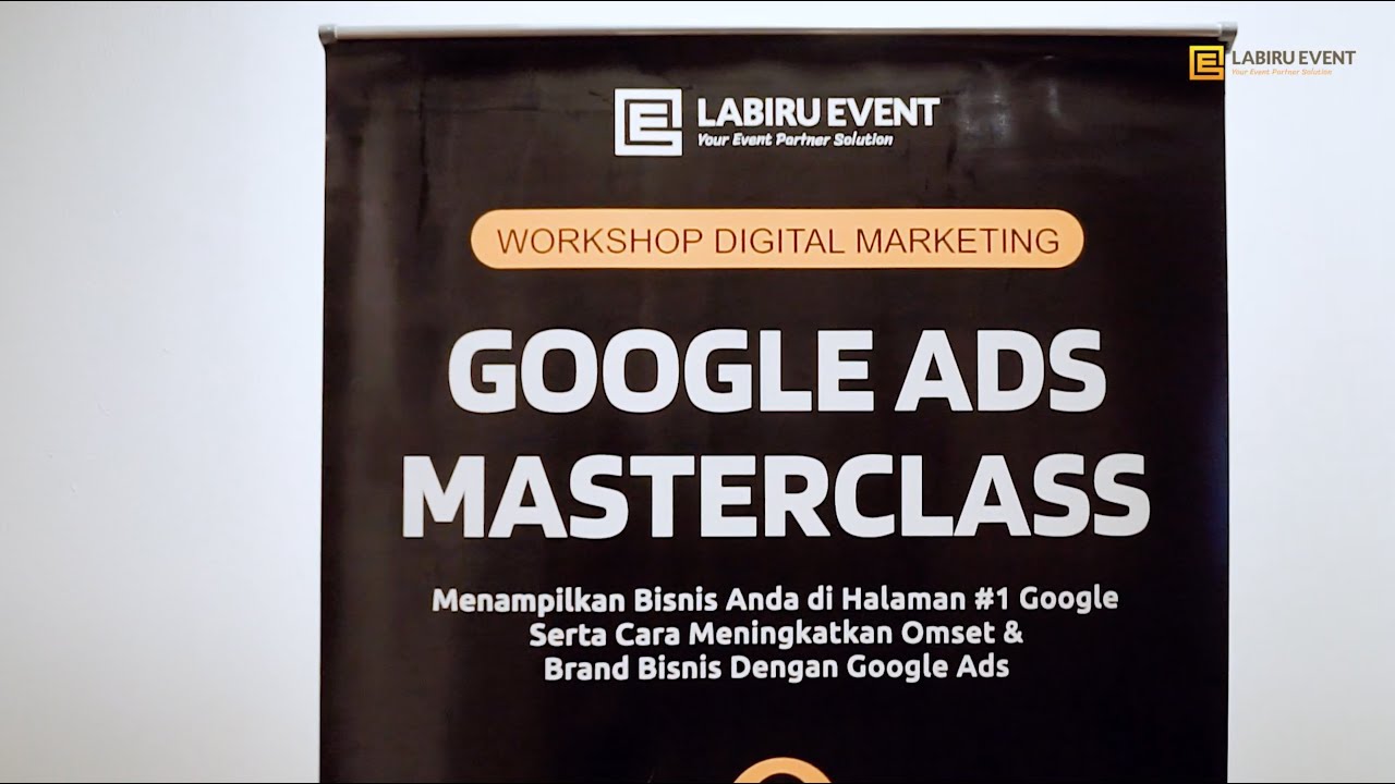 Nyala Kreatif - Video Dokumentasi Workshop Google Ads Masterclass Batch#12 (Labiru Event) - YouTube