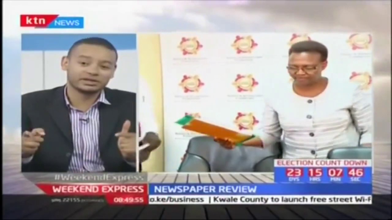 Lawyer-Nelson Havi, Lecturer-Tony Randall, Aspirants-Isaac Tanui ...