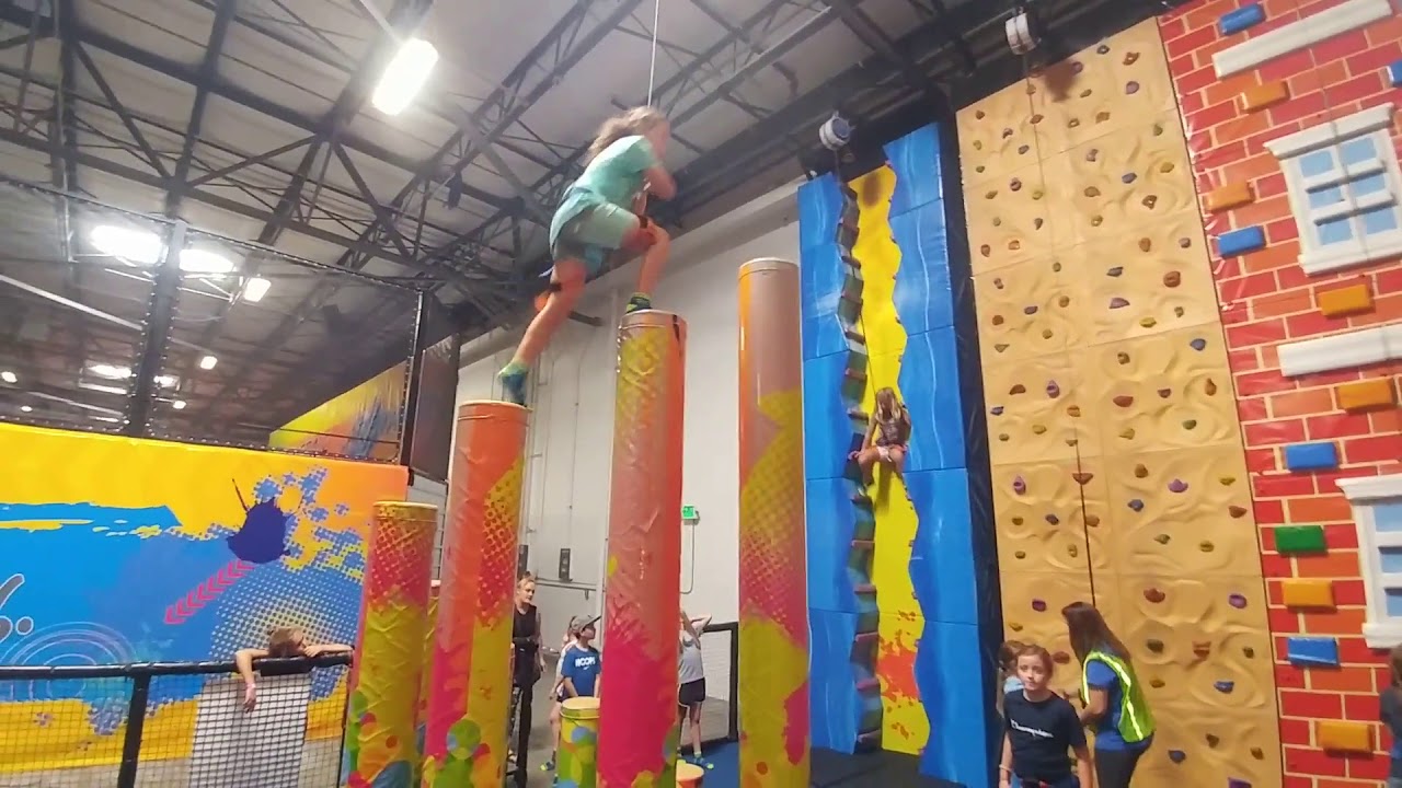 Urban Air Climbing Wall - YouTube