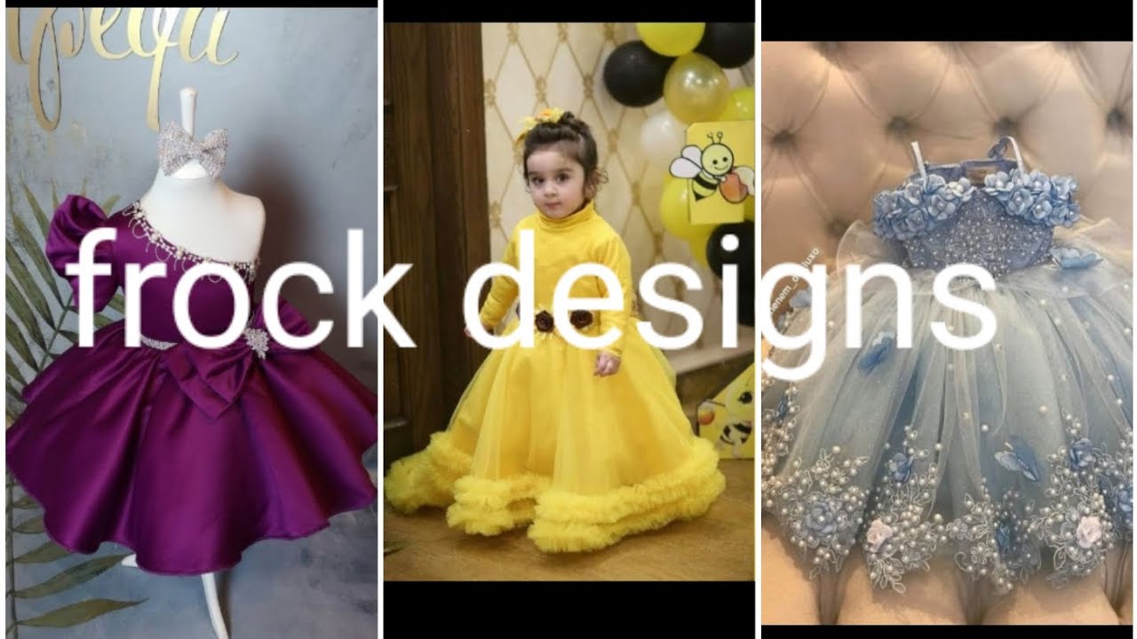 bacho k frock |bacho I birthday frock k design |kids birthday frock ...