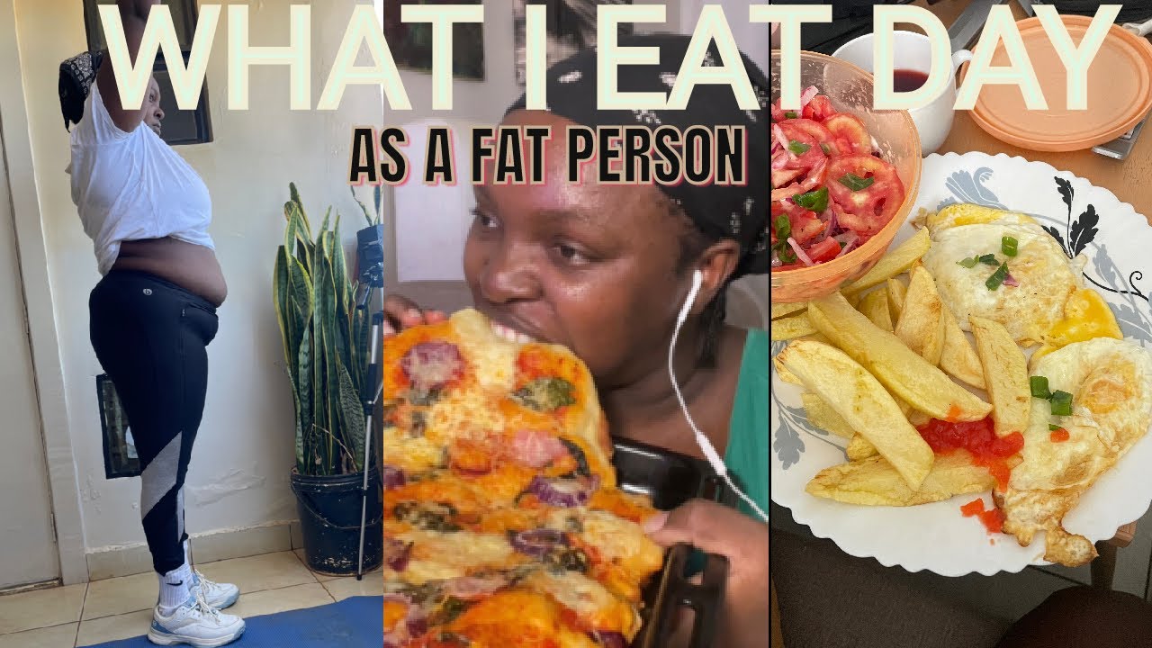 What I eat in a day as a fat person who eats whatever I want ! - YouTube