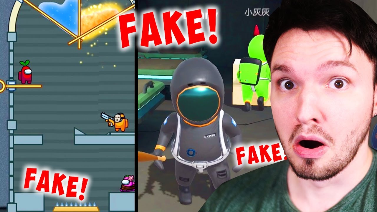 FAKE AMONG US SPIELE die sogar gut sind?! - YouTube