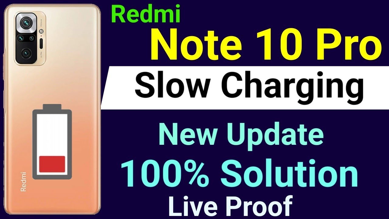 Redmi Note 10 Pro/Max New Update Slow Charging Problem | Redmi Note 10 ...