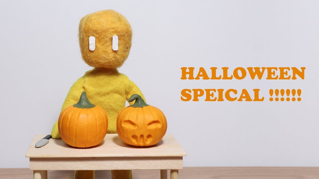 [Stop motion] | How to make a Halloween Pumpkin !! - YouTube