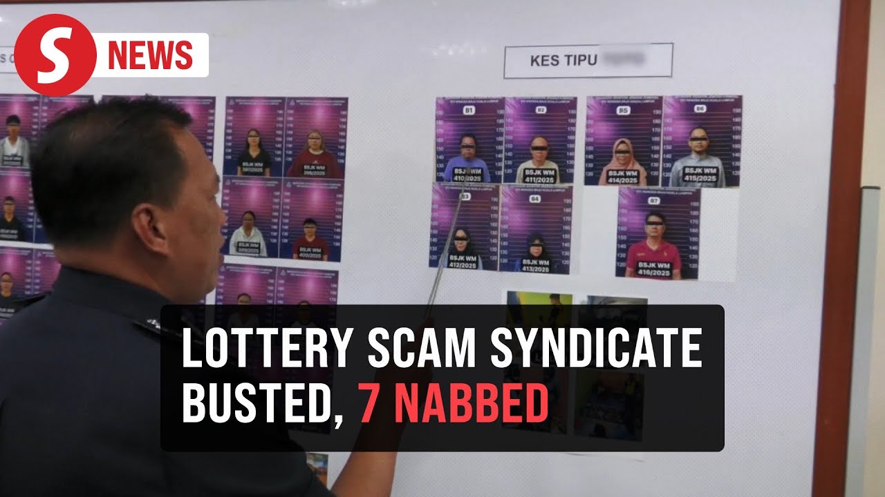 Police bust lottery scam gang behind RM200,000 losses, arrest seven ...