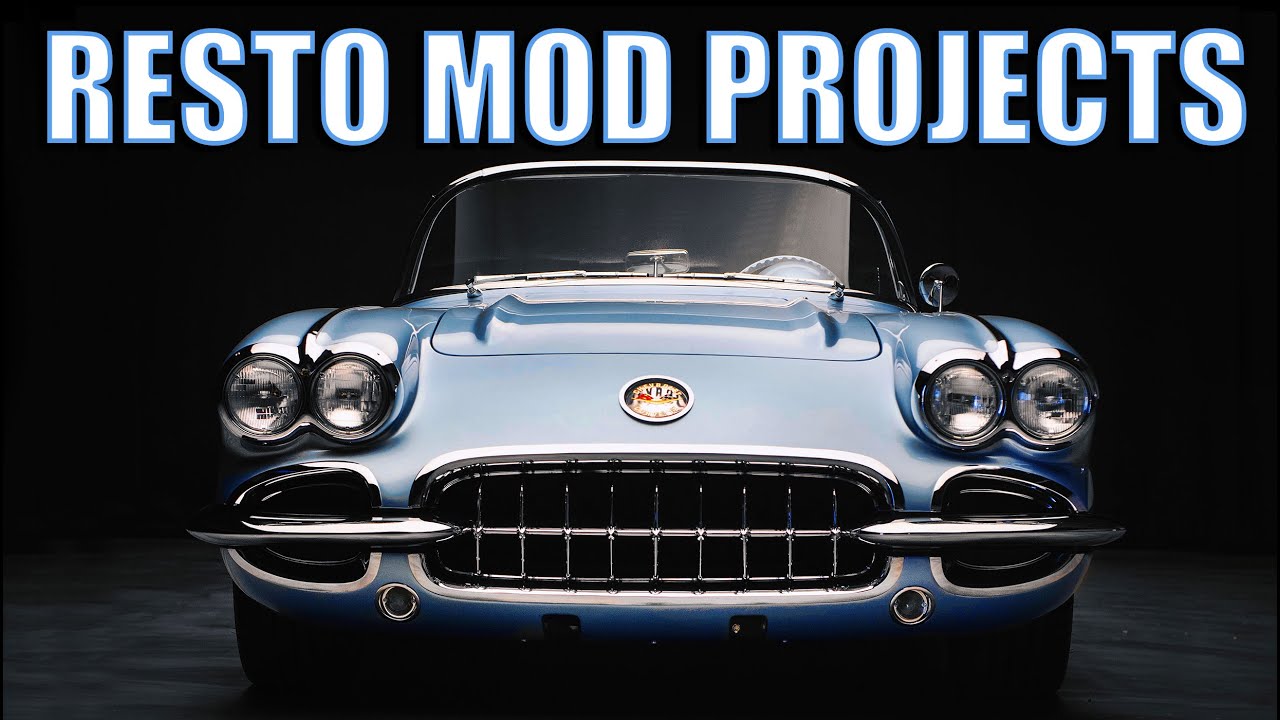 Take a tour of our current RestoMod Projects! - YouTube