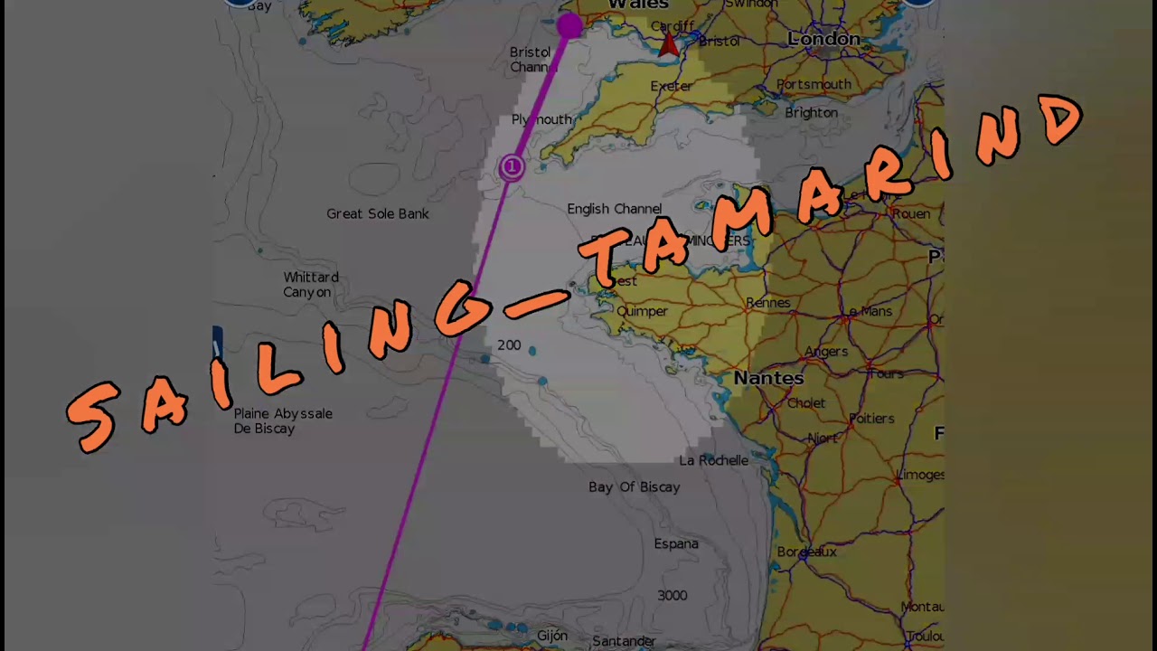 Rough English channel seas - YouTube