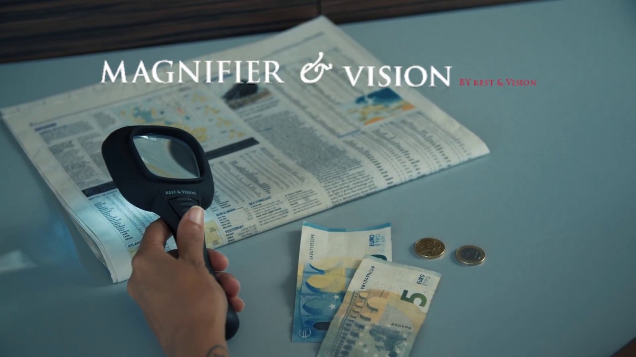 Magnifier & Vision Magnifying Glass with Ultraviolet and LED Light ...