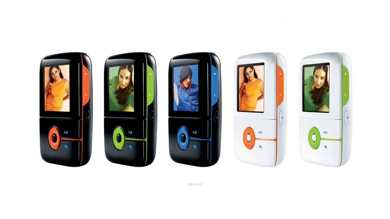 creative zen v plus - YouTube