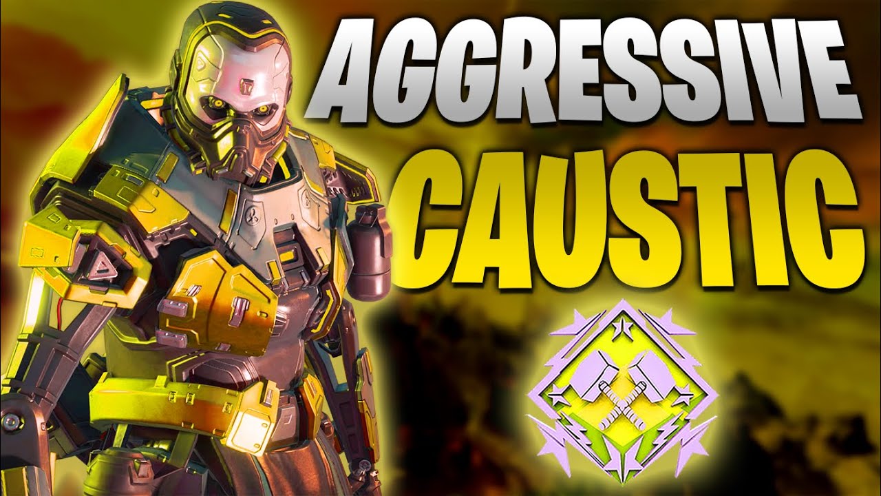 THIS IS THE MOST AGGRESSIVE CAUSTIC in Apex Legends! | Season 16 ...