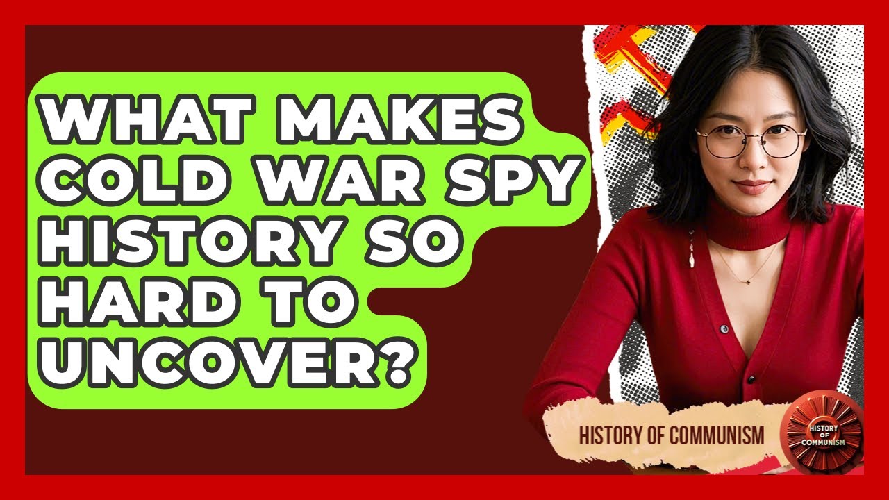 What Makes Cold War Spy History So Hard To Uncover? - History of ...