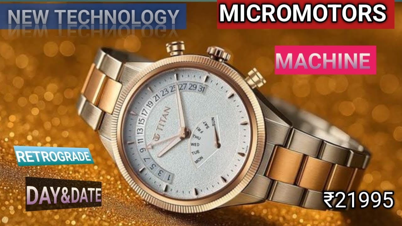 BEST TITAN MICROMOTORS WATCH FOR MEN|RATROGRADE DAY&DATE |BEST ANALOG ...