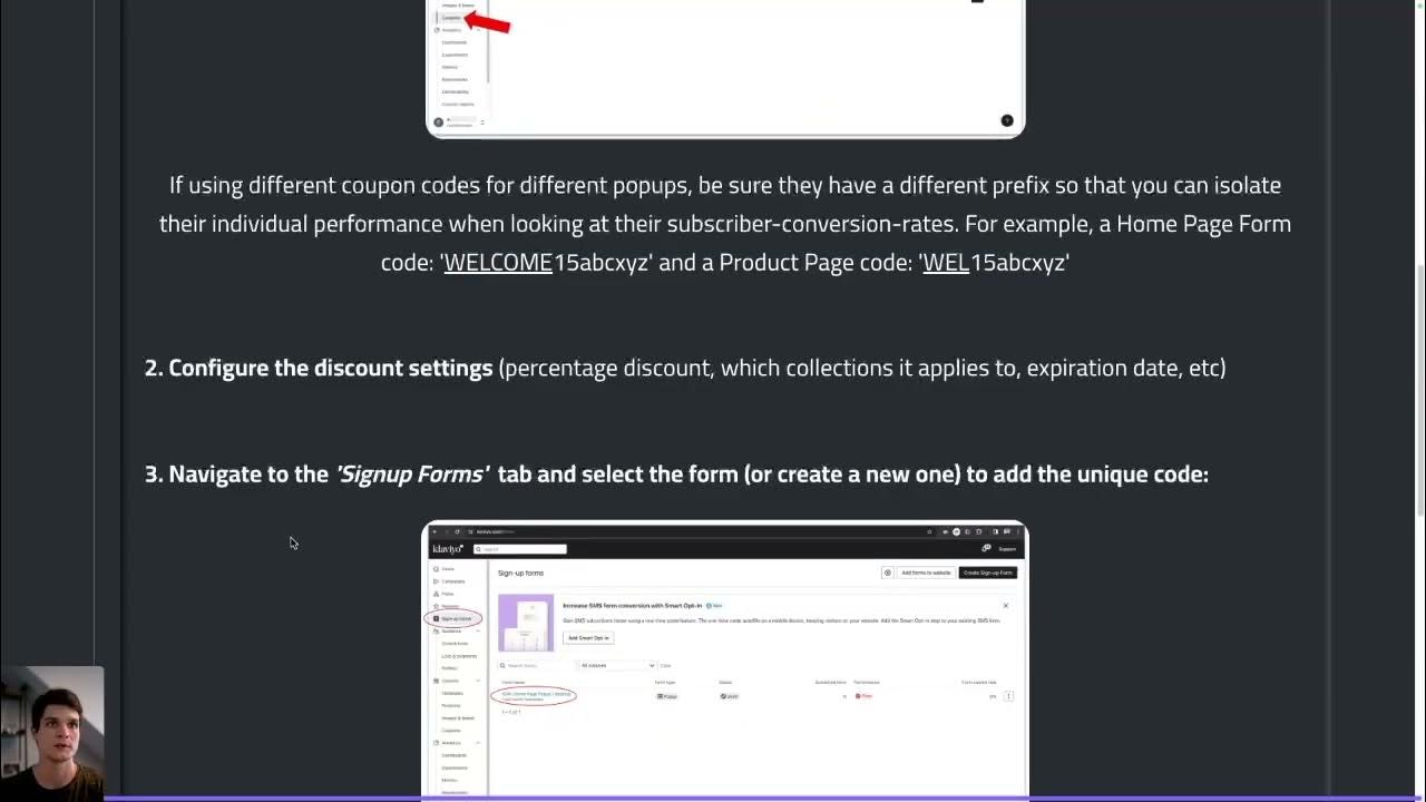 Static Vs. Dynamic Coupon Codes in Klaviyo: How to Improve Popups + Welcome Flow - YouTube