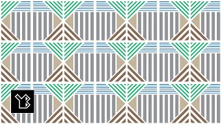Pattern Lines and Squares created with Adobe Illustrator