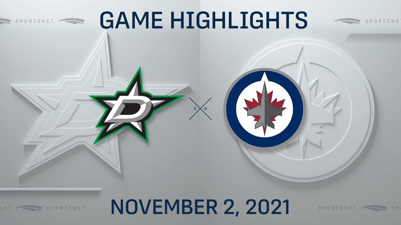 NHL Highlights | Stars vs. Jets - Nov. 2, 2021 - YouTube