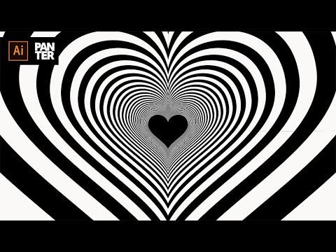 How to Design Line Heart in 3D effects | Adobe Illustrator Tutorial