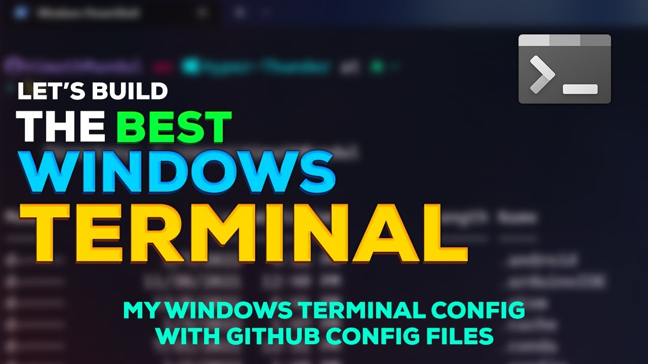 The New Windows Terminal Youtube 5 Tips For An Awesome Windows