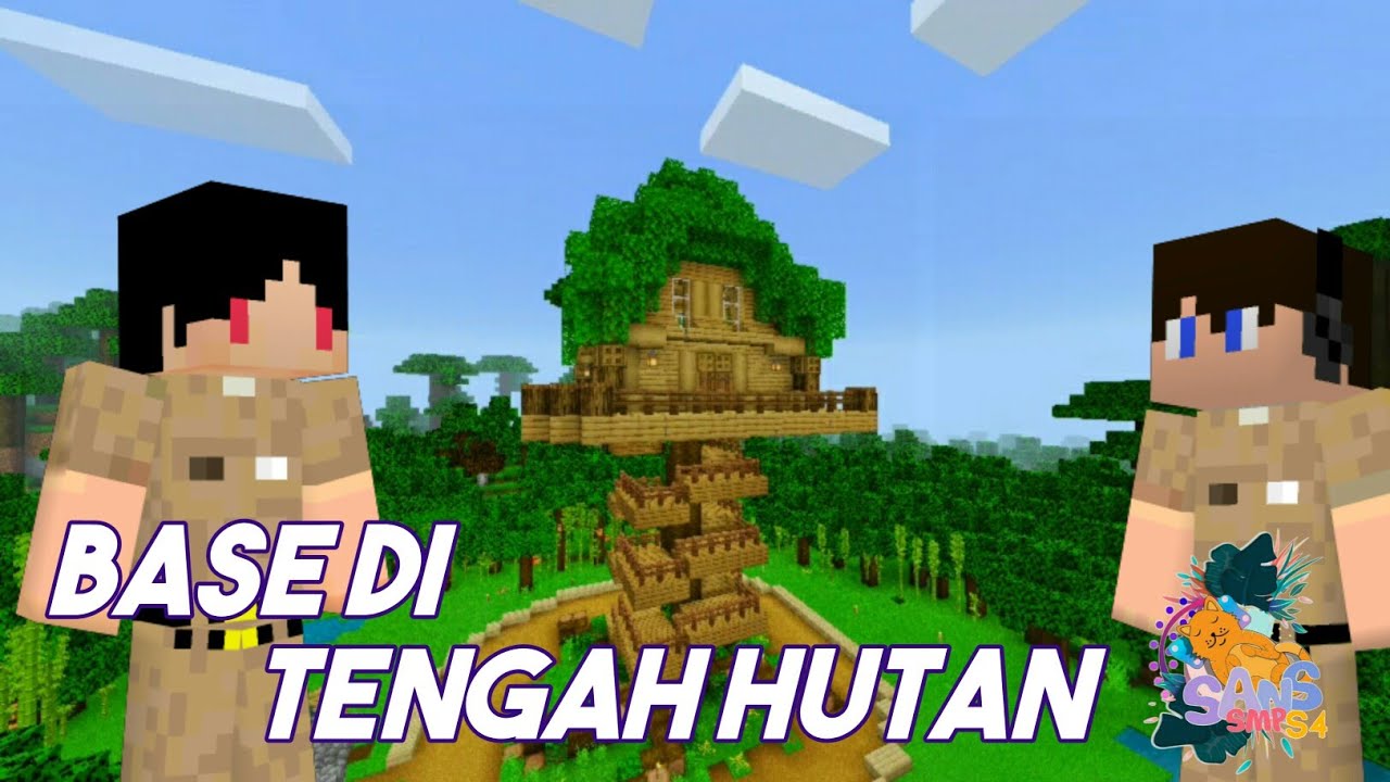 sans smp s4 sipala | map sans smp s4 mcpe | rumah pohon minecraft - YouTube