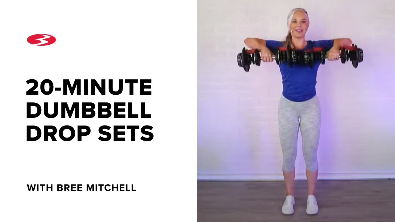20-Minute Dumbbell Drop Sets | Bowflex® - YouTube