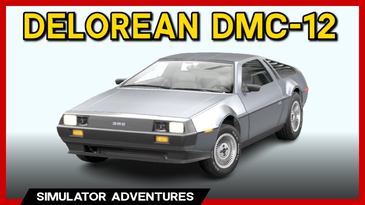 BeamNG - BEAUTIFUL DeLorean DMC-12 Mod - YouTube