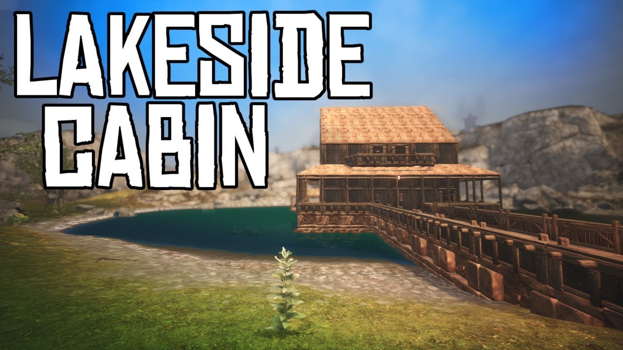 Conan Exiles: Lakeside Cabin in the Highlands Build Guide - YouTube