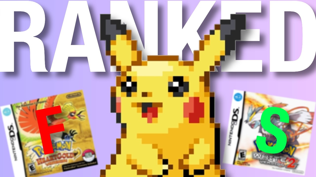 Ranking All Mainline Pokemon Games - YouTube