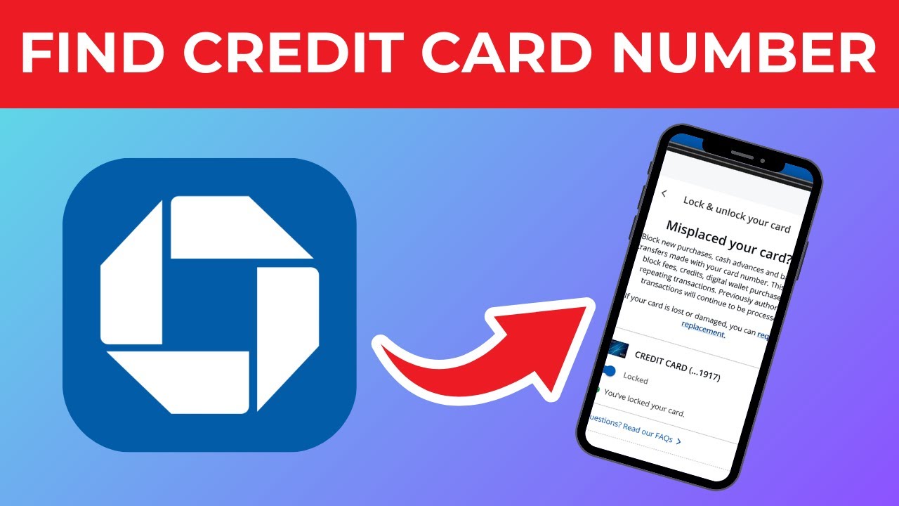 How To Find Chase Credit Card Number On Chase App (Easy) - YouTube