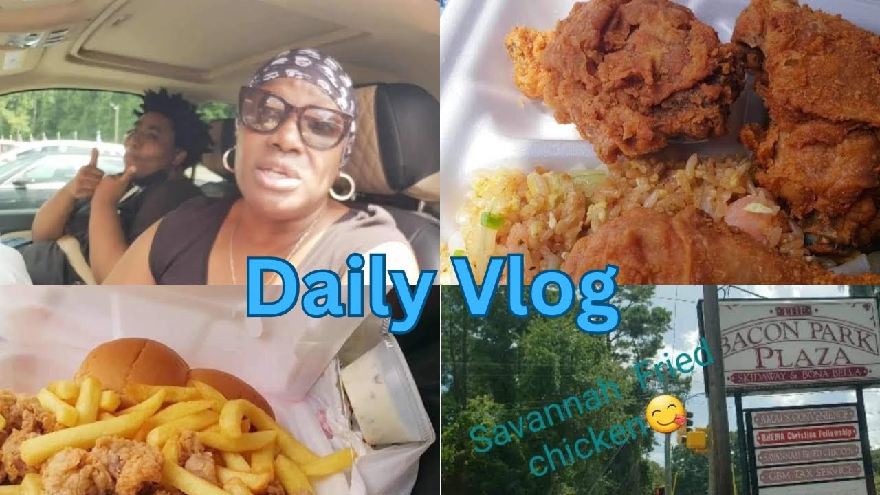 Vlog- Take care of yourself / Vote / Savannah fried chicken - YouTube