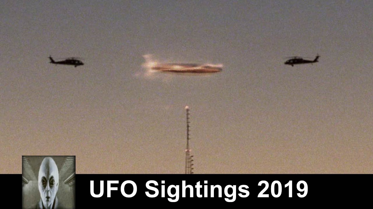 Helicopters Surround UFO New Footage - YouTube