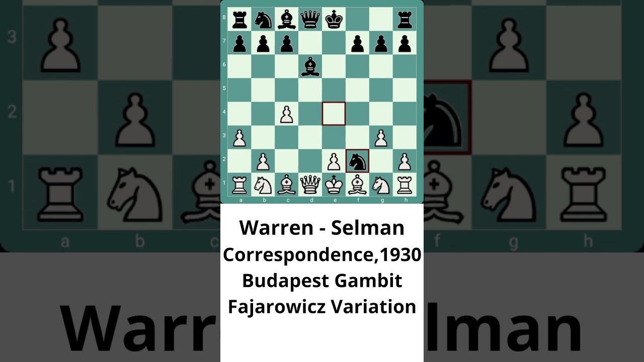 Shortest Correspondence Chess Game Ever Played - YouTube