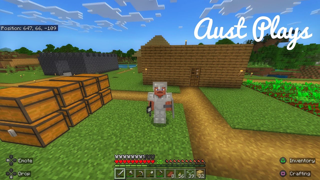 AUST PLAYS MINECRAFT - YouTube