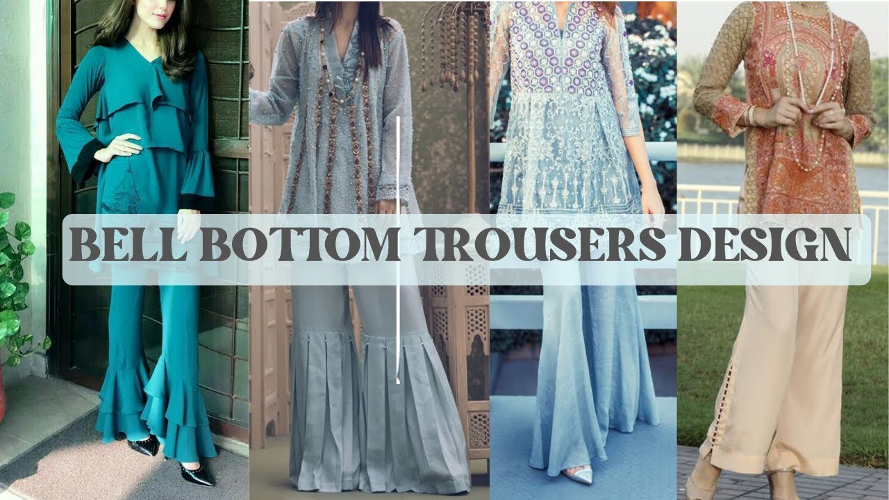 Latest style || BELL BOTTOM TROUSER👖 || design ideas...💡 - YouTube