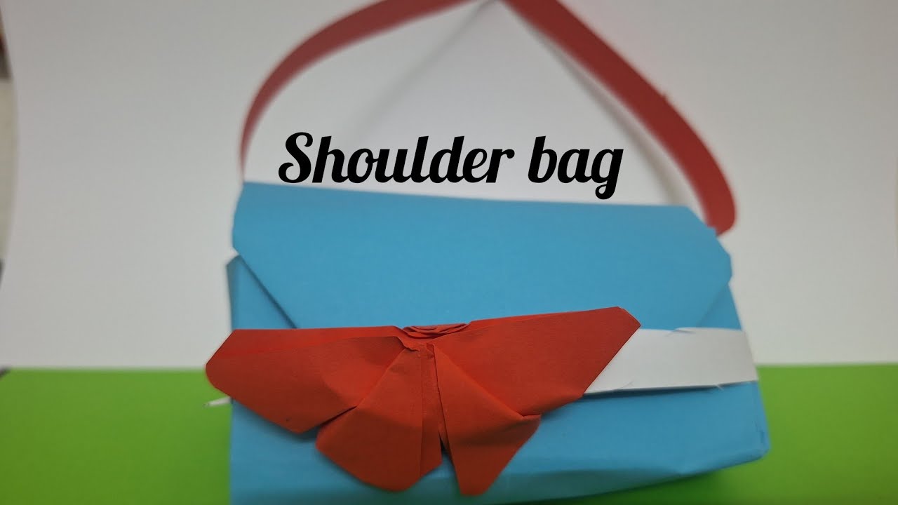 HOW TO MAKE LADIES PAPER SHOULDER BAG#diycraftideas @hizapathuZ1010 ...