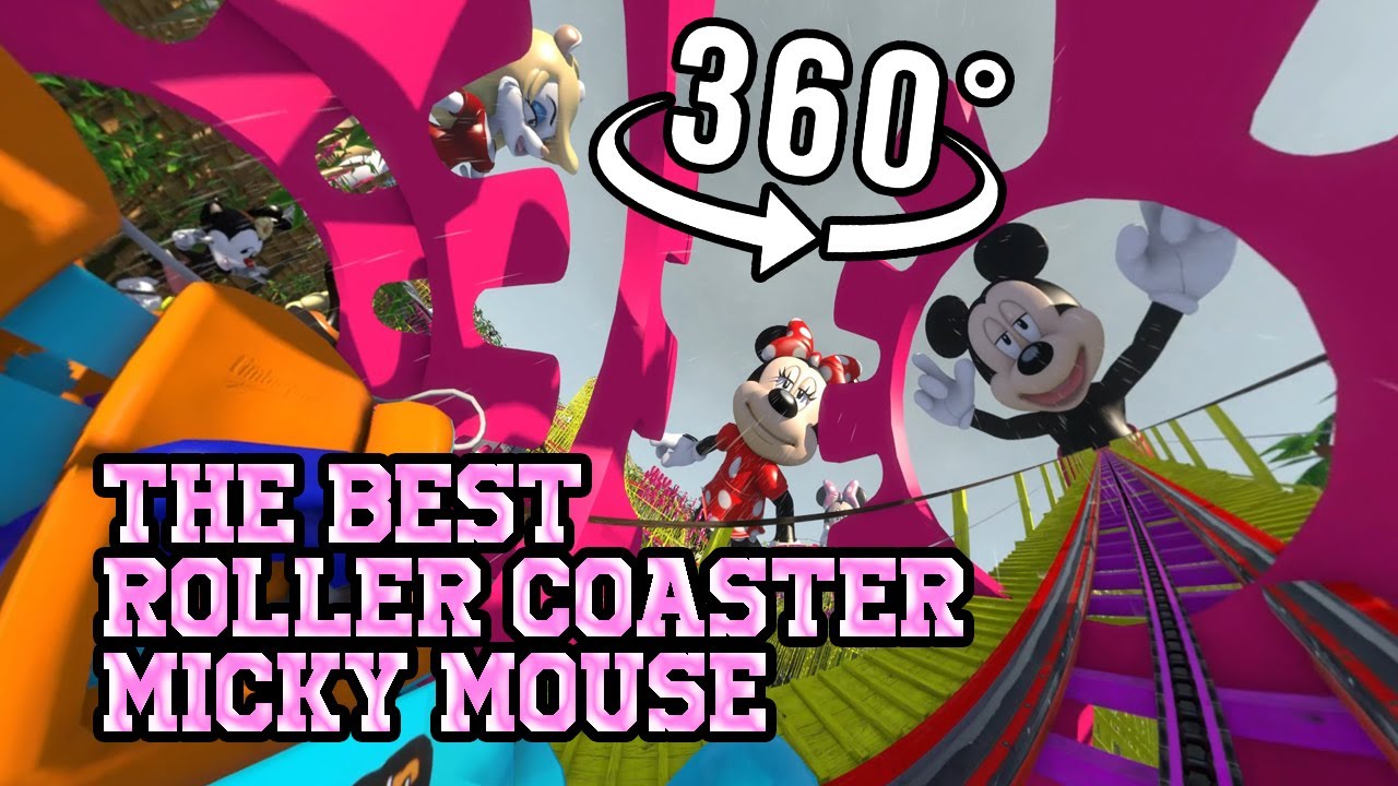 The best VR ROLLER COASTER "Micky Mouse", #360 #360video #vr360 #360vr ...