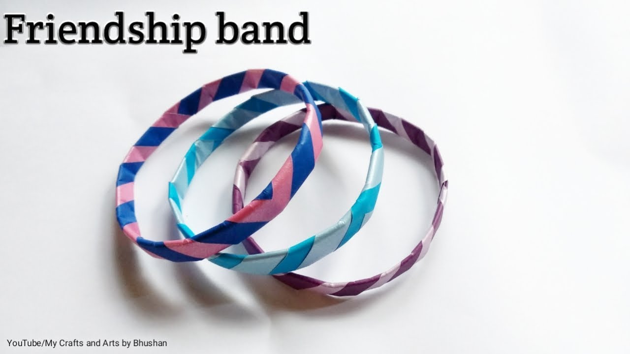 How To Make Origami Friendships Band DIY Paper Band Or Wristlet For how-to-make-origami-friendships-band-diy-paper-band-or-wristlet-for