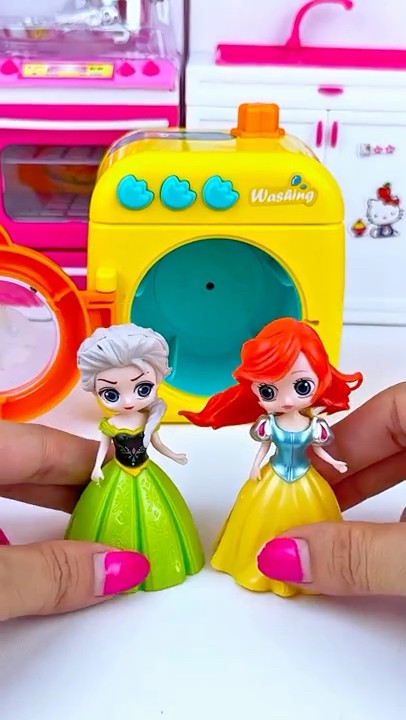 Miniature Frozen Elsa Disney Princess 👑, Satisfying ASMR Toy Unboxing ...