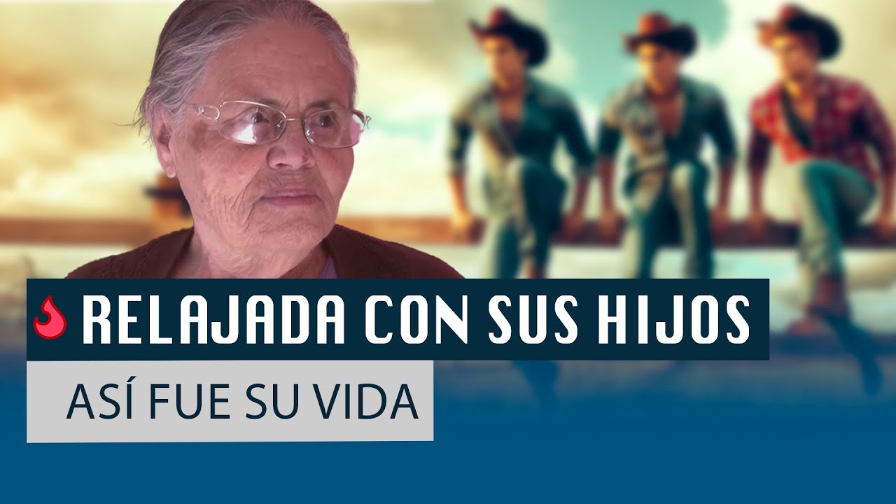 Relajada con sus hijos, así fue la vida de doña consuelo. - YouTube