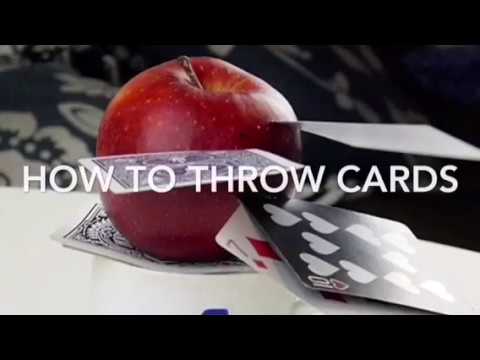 How to throw cards - YouTube