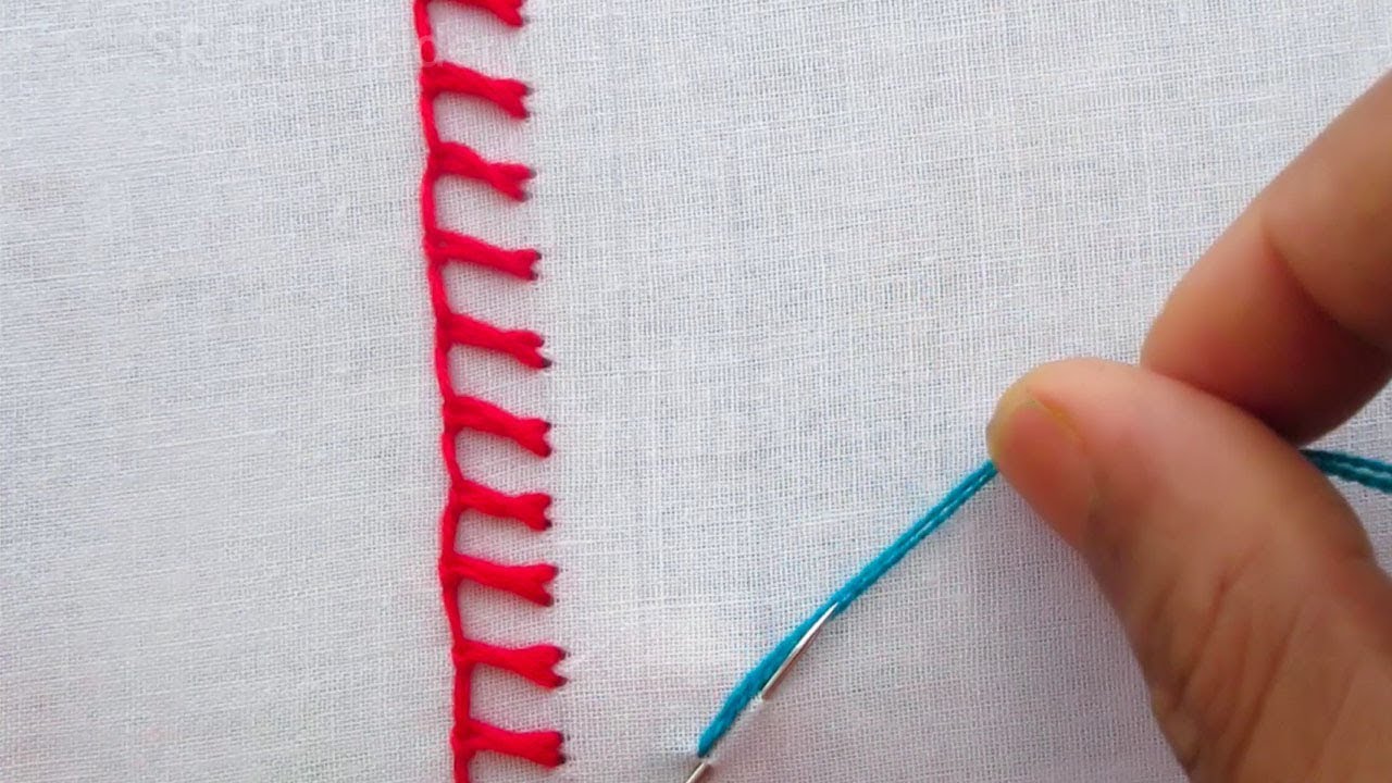 Seven basic hand embroidery design for beginners by SR Embroidery - YouTube