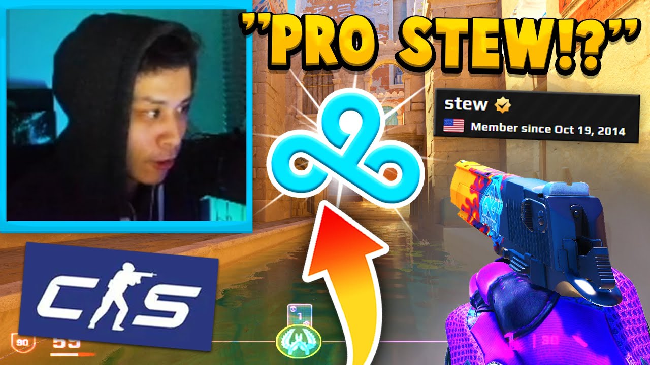 "GO PRO AGAIN STEWIE..!?" - STEWIE2K CS2 LVL 10 FACEIT - YouTube